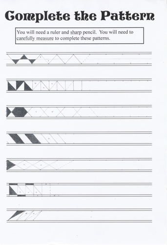 Complete the Pattern | Teaching Resources