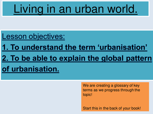 AQA new specification GCSE Urbanisation | Teaching Resources AQA new specification GCSE Urbanisation | Teaching Resources