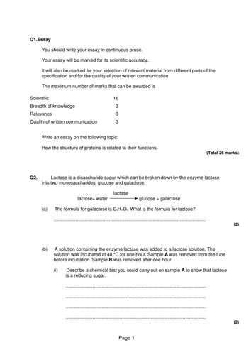 Biological Molecules - Megatron | Teaching Resources