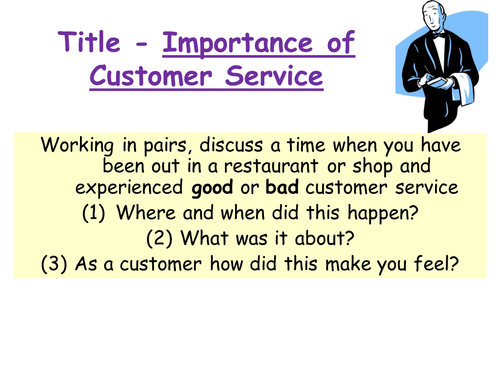 Customer Service | Teaching Resources