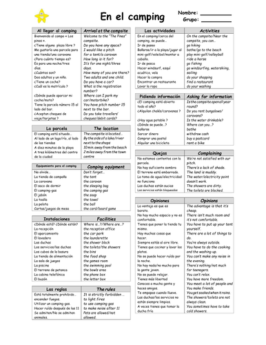 GCSE Spanish - ALL vocabs you need to know (highest grades guaranteed ...
