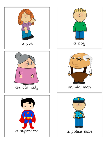 Character Flash Cards by TwinkleStar68 - Teaching Resources - Tes
