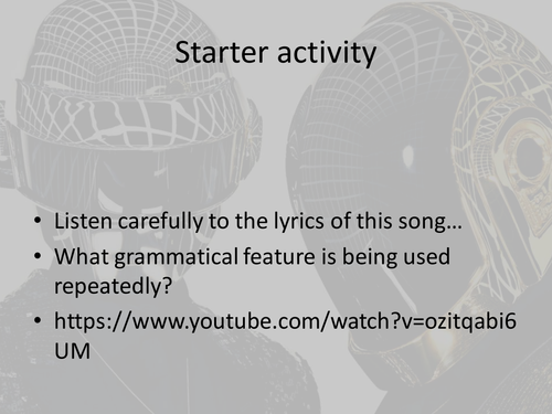 Lexis and Semantics: Lexical Cohesion | Teaching Resources