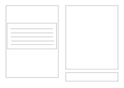 Blank template children to create their own book by H4nn4hWW - Teaching ...