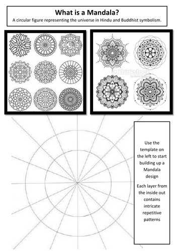 Designing a Mandala by - UK Teaching Resources - TES