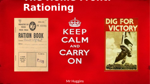 The Home Front: Rationing | Teaching Resources