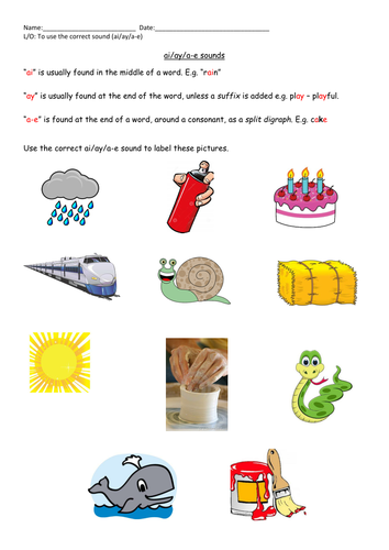 PHONICS: ai, ay, a-e sounds by b4005451 - Teaching Resources - Tes PHONICS: ai, ay, a-e sounds by b4005451 - Teaching Resources - Tes