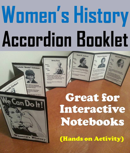 Women's History Accordion Booklet | Teaching Resources