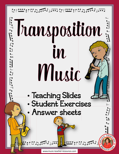 TRANSPOSITION in MUSIC | Teaching Resources