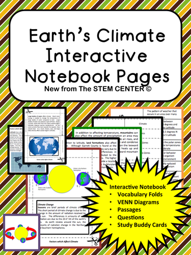 Climate Interactive Science Notebook | Teaching Resources
