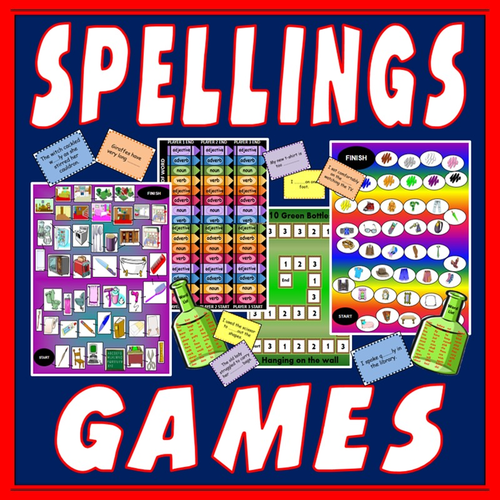 4 SPELLINGS GAMES | Teaching Resources