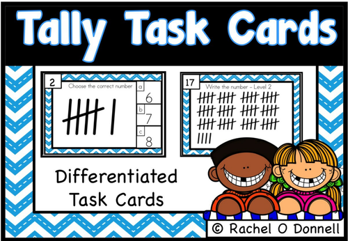 Tally Task Cards Differentiated | Teaching Resources