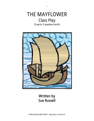 The Mayflower Set of Guided Reading Scripts or Class Play | Teaching ...