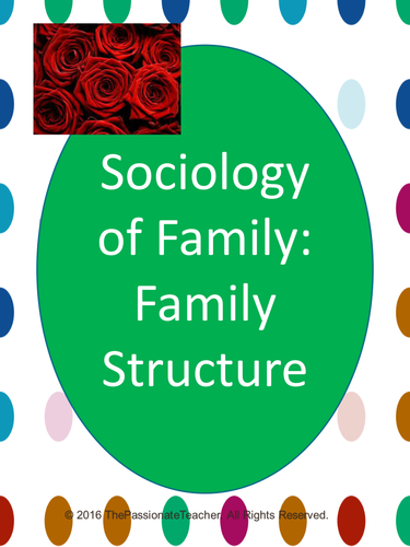 Sociology: Family Structure | Teaching Resources