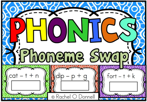 Phonics Center Phoneme Swap | Teaching Resources