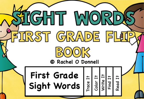 Sight Word First Grade Flip Books | Teaching Resources