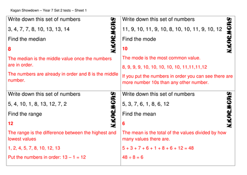 Key Stage 3 Maths Revision - Kagan Showdown | Teaching Resources Key Stage 3 Maths Revision - Kagan Showdown | Teaching Resources