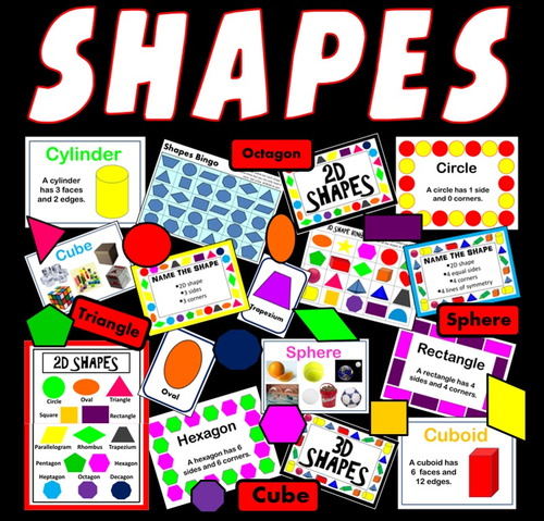 SHAPES RESOURCES - MATHS NUMERACY KS1, KS2, KS3, KS4 CLASS DISPLAY ... SHAPES RESOURCES - MATHS NUMERACY KS1, KS2, KS3, KS4 CLASS DISPLAY ...