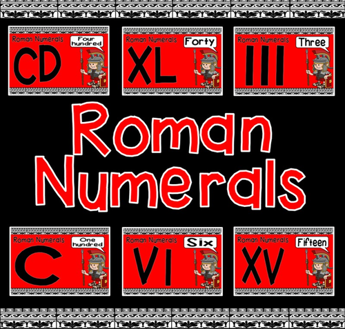 ROMAN NUMERALS POSTERS DISPLAY - MATHS NUMERACY NUMBERS | Teaching ...