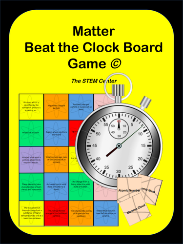 Matter Beat the Clock Game | Teaching Resources
