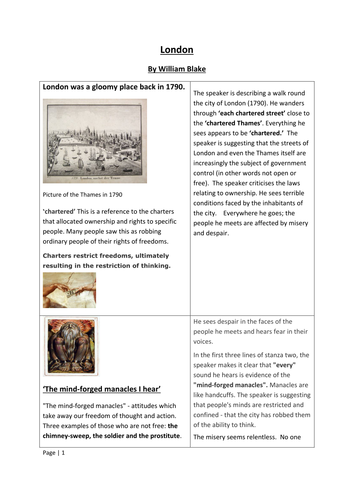 London - Differentiated story version | Teaching Resources