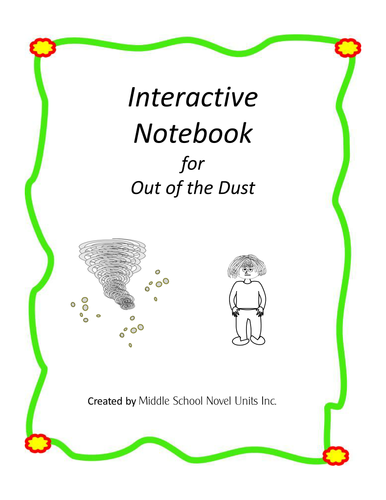 Interactive Notebook for Out of the Dust | Teaching Resources