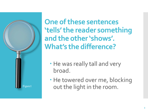 Descriptive Writing - Show Don't Tell | Teaching Resources