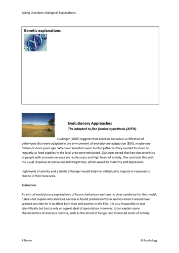 PSHE Eating Disorders - Anorexia by zoe_terry - Teaching Resources - TES