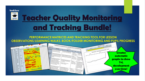 Teacher Quality Monitoring and Tracking Big Bundle! | Teaching Resources