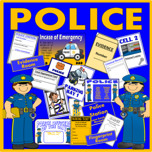 POLICE ROLE PLAY TEACHING RESOURCES EARLY YEARS KEY STAGE 1-2 ...