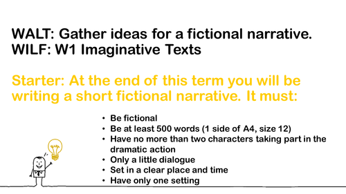 Creative Writing - Scheme of Work and Resources (Key Stage 3 ...