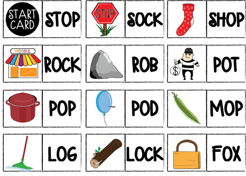 Phonics Game - Short o I Have Who Has | Teaching Resources