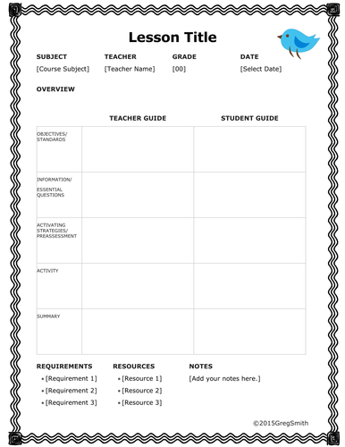 Daily Lesson Planner EDITABLE | Teaching Resources