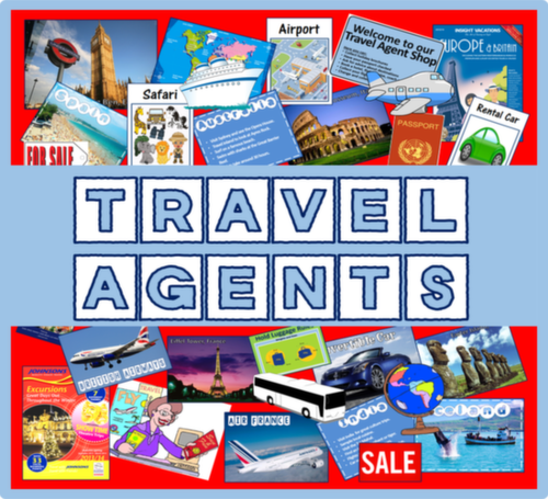 TRAVEL AGENTS ROLE PLAY RESOURCES DISPLAY KEY STAGE 1-2 GEOGRAPHY ...