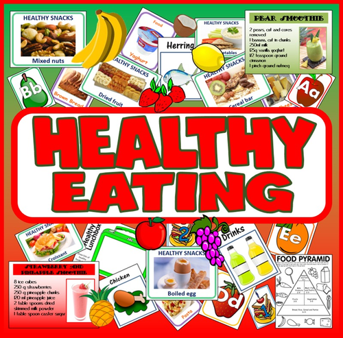 HEALTHY EATING TEACHING RESOURCES KS1 KS2 KS3 FOOD TECHNOLOGY DISPLAY ...