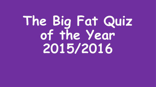 End of Year Quiz | Teaching Resources End of Year Quiz | Teaching Resources