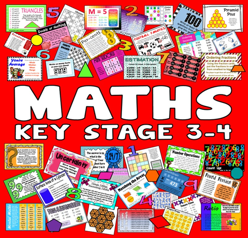 150 KEY STAGE 3-4 MATHS ACTIVITIES TASKS GAMES TEACHING RESOURCES ...