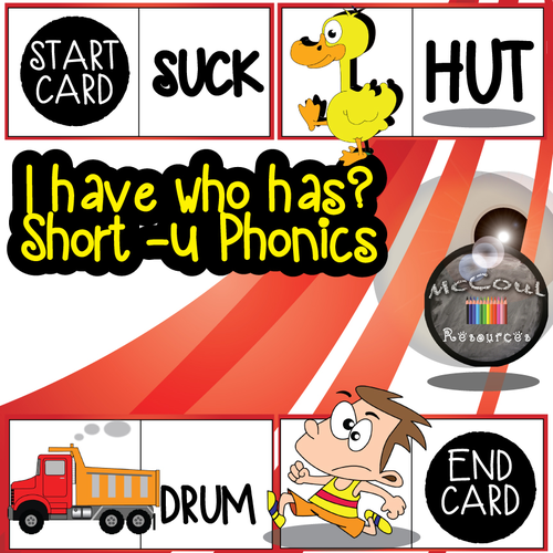 Phonics Game - Short U Sound | Teaching Resources