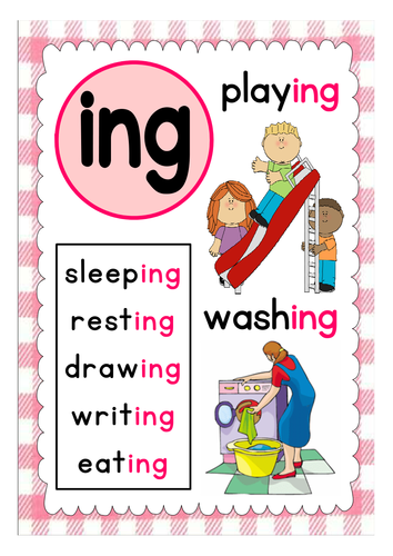 PINK PHONICS DISPLAY POSTERS TEACHING RESOURCES LITERACY ENGLISH EYFS ...