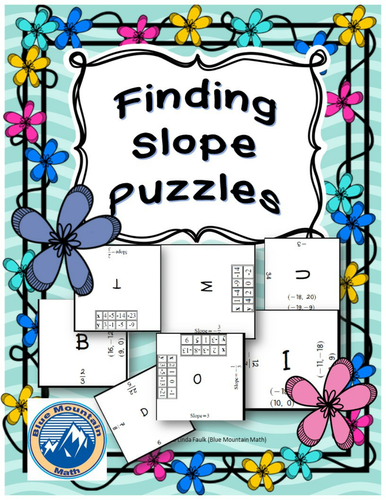 Finding Slope Puzzle Set | Teaching Resources