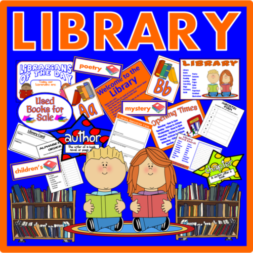 LIBRARY ROLE PLAY TEACHING RESOURCES EARLY YEARS KEY STAGE 1-2 READING ...