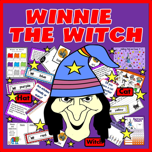 WINNIE THE WITCH STORY TEACHING RESOURCES LITERACY READING EYFS, KS 1-2 ...