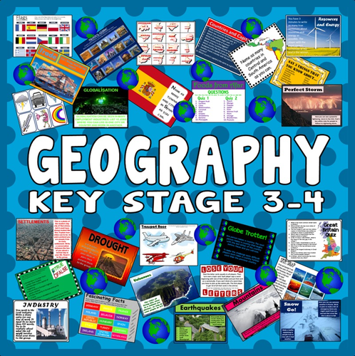 100 GEOGRAPHY ACTIVITIES GAMES STARTERS TASKS- key stage 3-4 -TEACHING ...