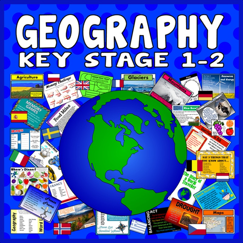 100 KEY STAGE 1-2 GEOGRAPHY ACTIVITIES GAMES STARTERS TEACHING ...