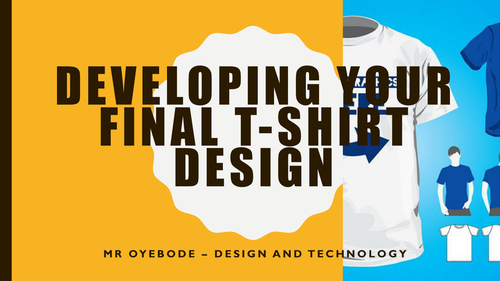 Key Stage 3 Textile Technology: Developing your T-shirt design ...