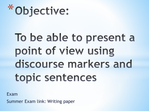 9-1 AQA English Language - Paper 2, Section B - Presenting a viewpoint ...