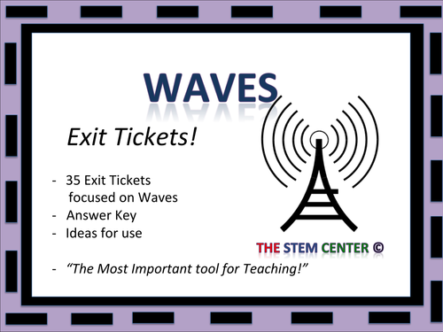 Waves Exit Tickets | Teaching Resources
