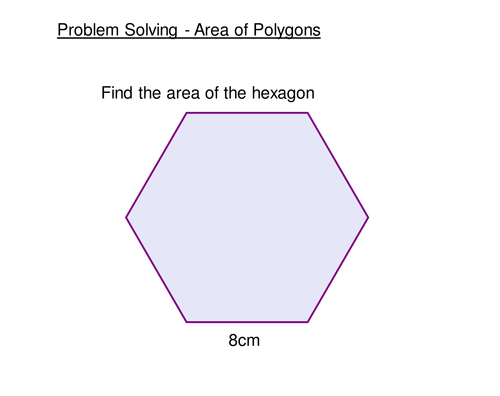 Problem Solving Area of Polygons | Teaching Resources