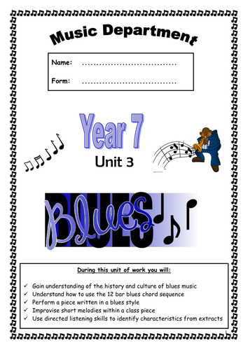 Blues Music Year 7 | Teaching Resources