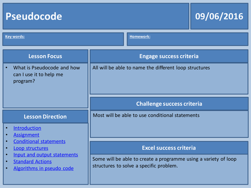 Pseudocode | Teaching Resources Pseudocode | Teaching Resources